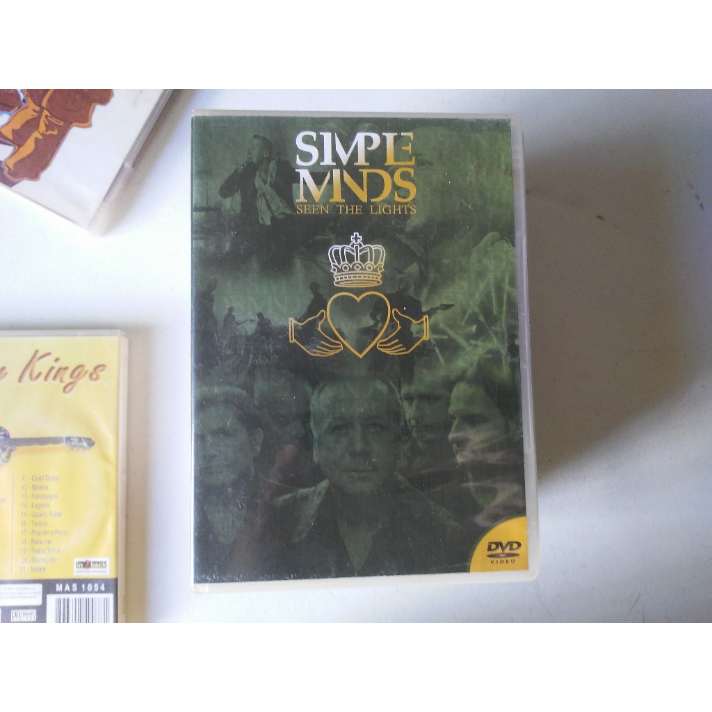 DVD SIMPLE MINDS SEEN THE LIGHTS | Shopee Brasil