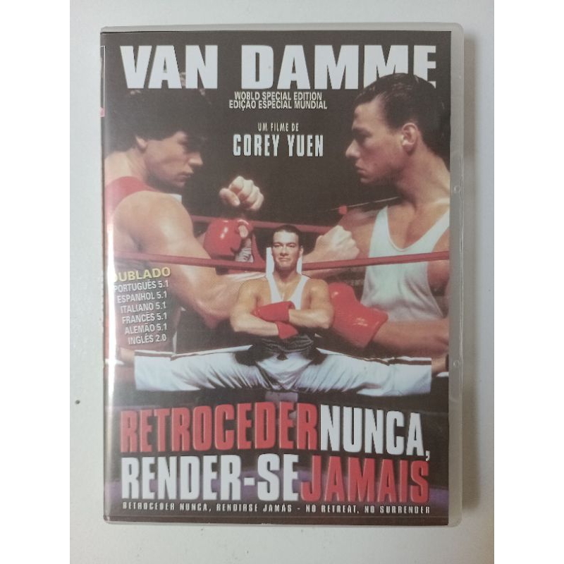 DVD - Retroceder nunca, render-se jamais / Jean-Claude Van Damme | Shopee Brasil