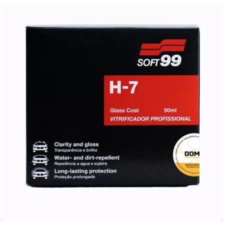 Vitrificador De Pintura H-7 50ml /27ml Glass Coat Soft99 | Shopee Brasil