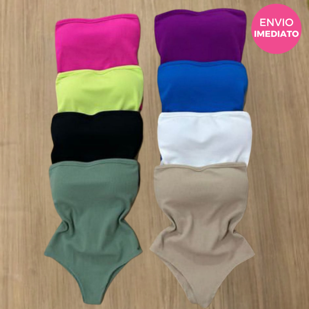 Body Tomara Que Caia Feminino Atoalhado Bory Com Bojo | Shopee Brasil