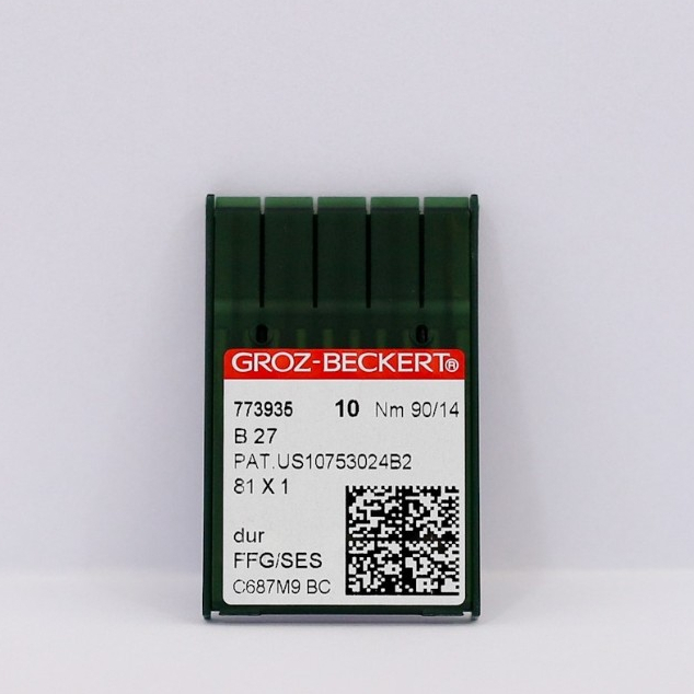 Agulha para Máquina de Costura Overlock Industrial B27 N14 Caixa com 10 Uni Groz Beckert ...