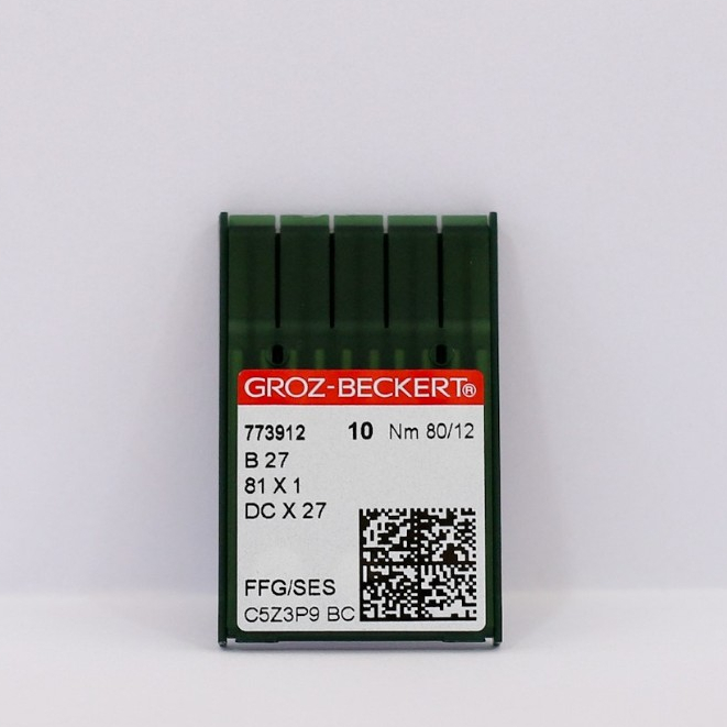 Agulha para Máquina de Costura Overlock Industrial B27 N12 Caixa com 10 Uni Groz Beckert ...