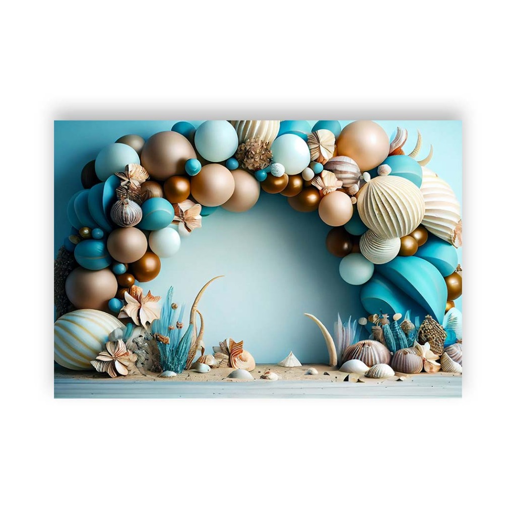 Fundo Fotográfico - Fundo do Mar Azul e Bege 009 | Shopee Brasil