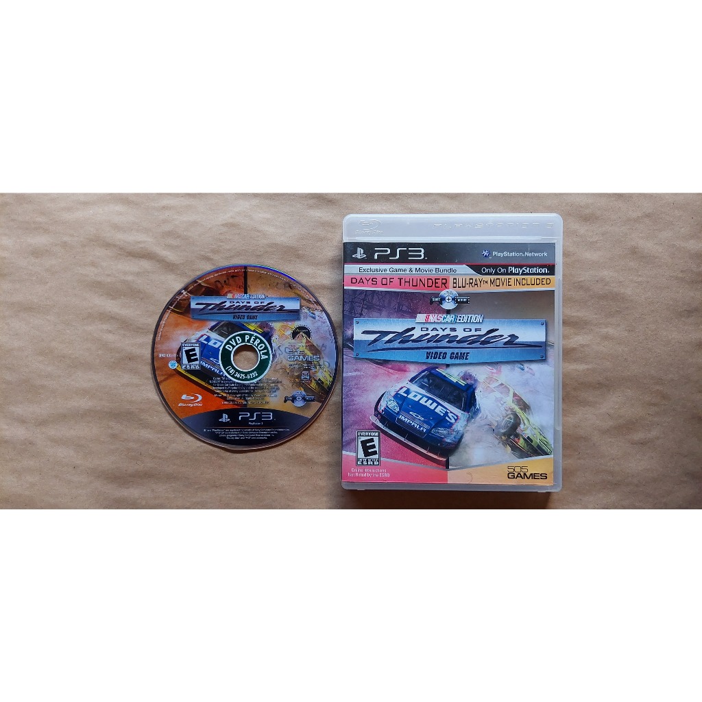 Nascar Edition Days Of Thunder Video Game Ps3 Playstation 3 Leia Tudo ...