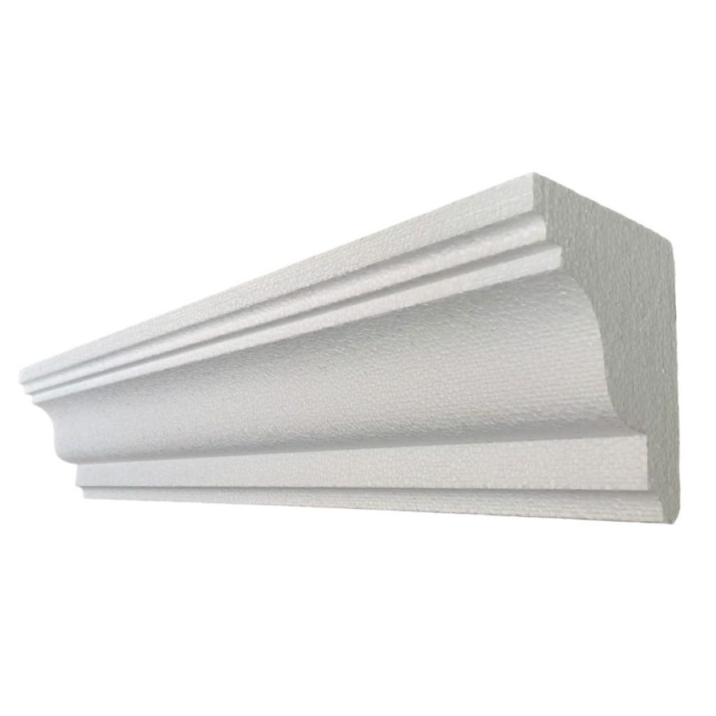Moldura Externa de Isopor Fachada com Pingadeira Modelo G136 19x15 Kit ...