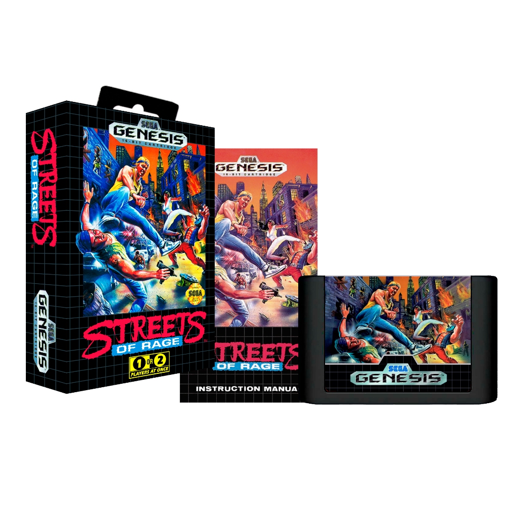 Streets of rage 1 Genesis Mega drive novo - Escorrega o Preço