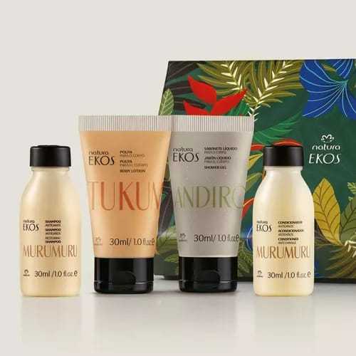 Kit Presente Natura Ekos Miniatura Encontros com a Amazônia | Shopee Brasil