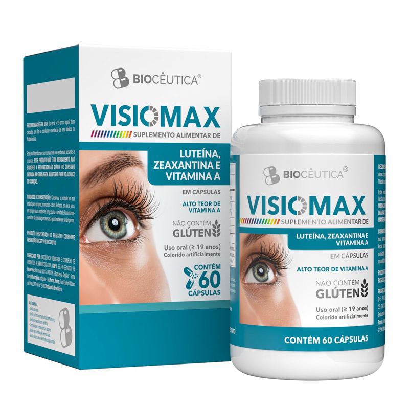VisioMax Suplemento com 60Caps - Bio Cêutica | Shopee Brasil