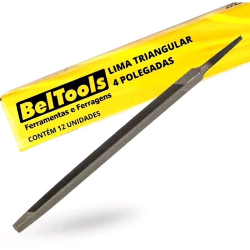 Lima Triangular De Afiar Serrote Serra de Metal | Shopee Brasil