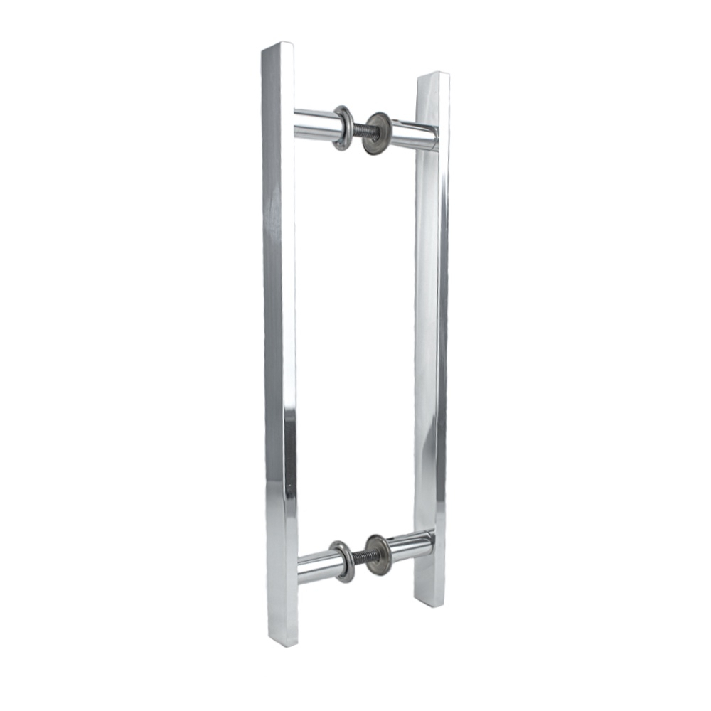 Puxador Barra Chata Em Aluminio Para Porta pivotante Madeira ou Vidro ...