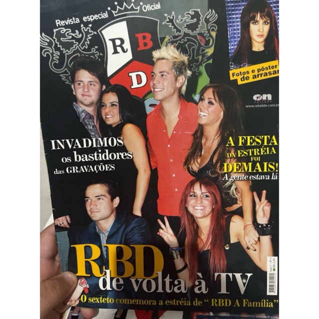 Revista especial oficial Rebelde Rbd | Shopee Brasil