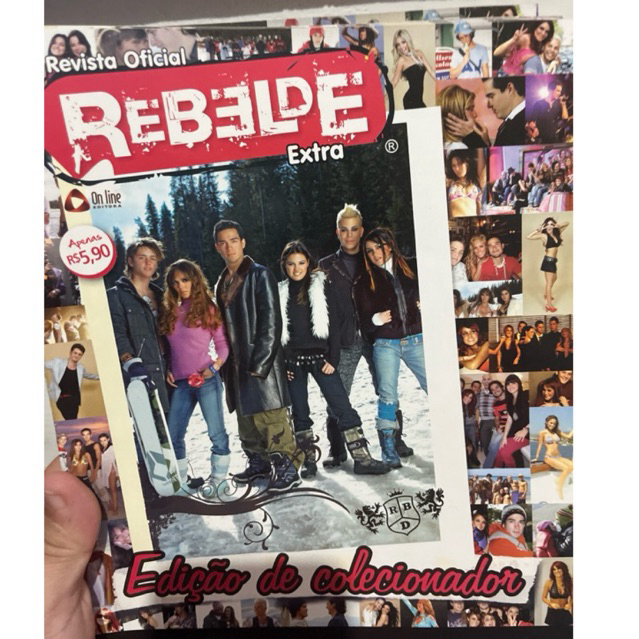Revista Oficial Rebelde Extra Edição de colecionador Rbd | Shopee Brasil