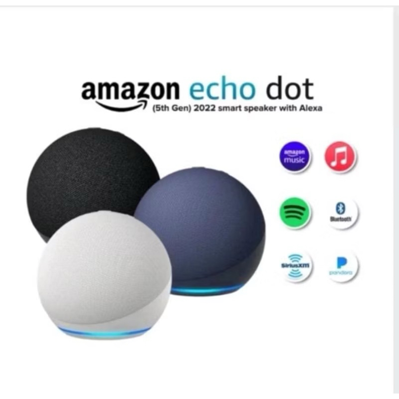Assistente Virtual Alexa Echo Dot 5 Geração Alto Falante Original ...