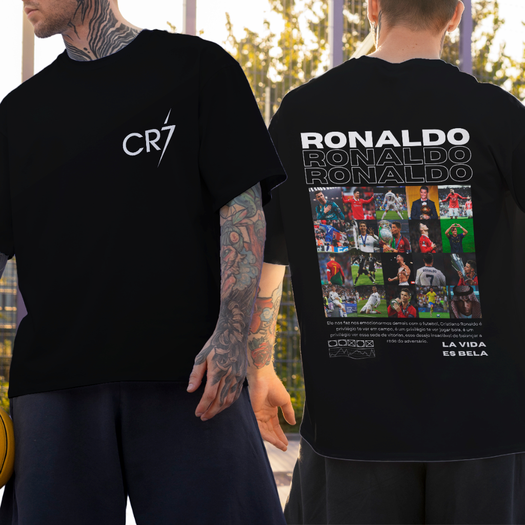 Camiseta Basica Camiseta Cristiano Ronaldo Cr7 Robozão Personalizada ...