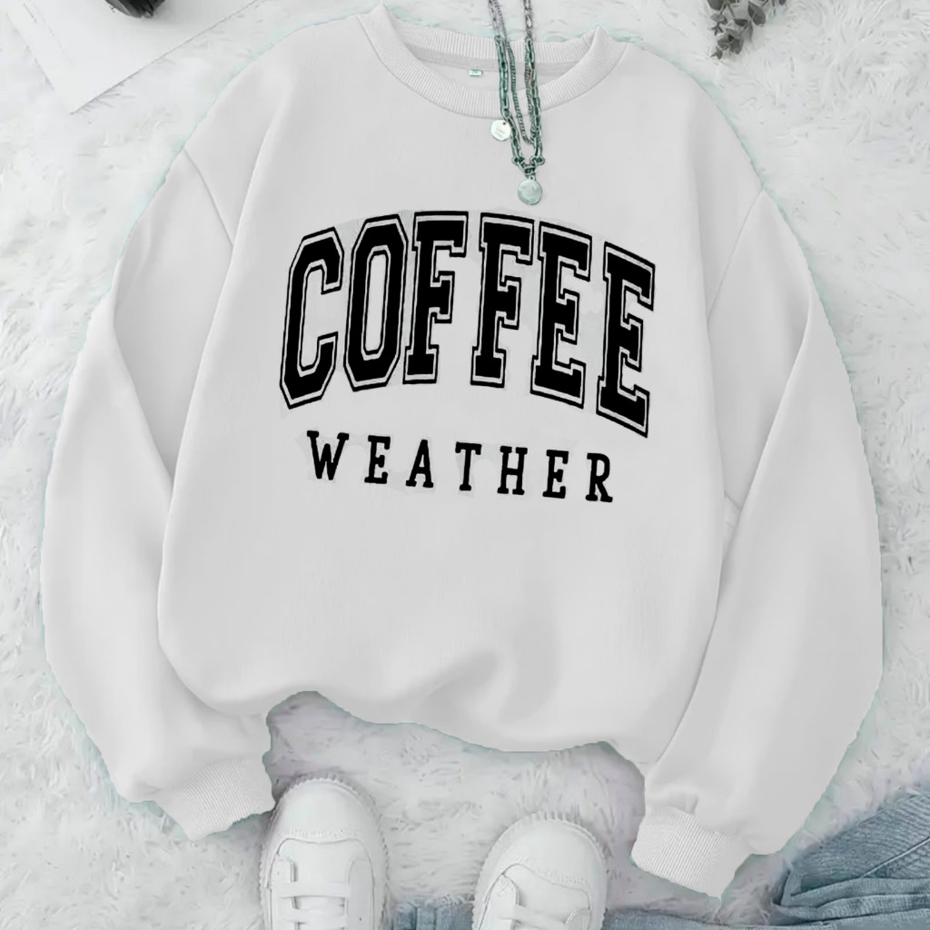 Moletom Careca Coffee Weather Gola Redonda Casaco Masculino Feminino ...