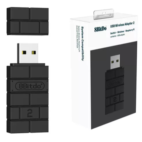 Adaptador 8bitdo V2 P/ Controles Ps3 Ps4 Xbox Switch Pc | Shopee Brasil