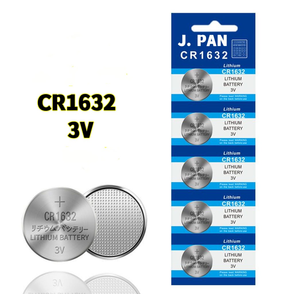 Baterias Pilha Botão CR1632 3V Elgin Moeda 1 Cartela (Blister com 5) CR 1632 3 V | Shopee Brasil