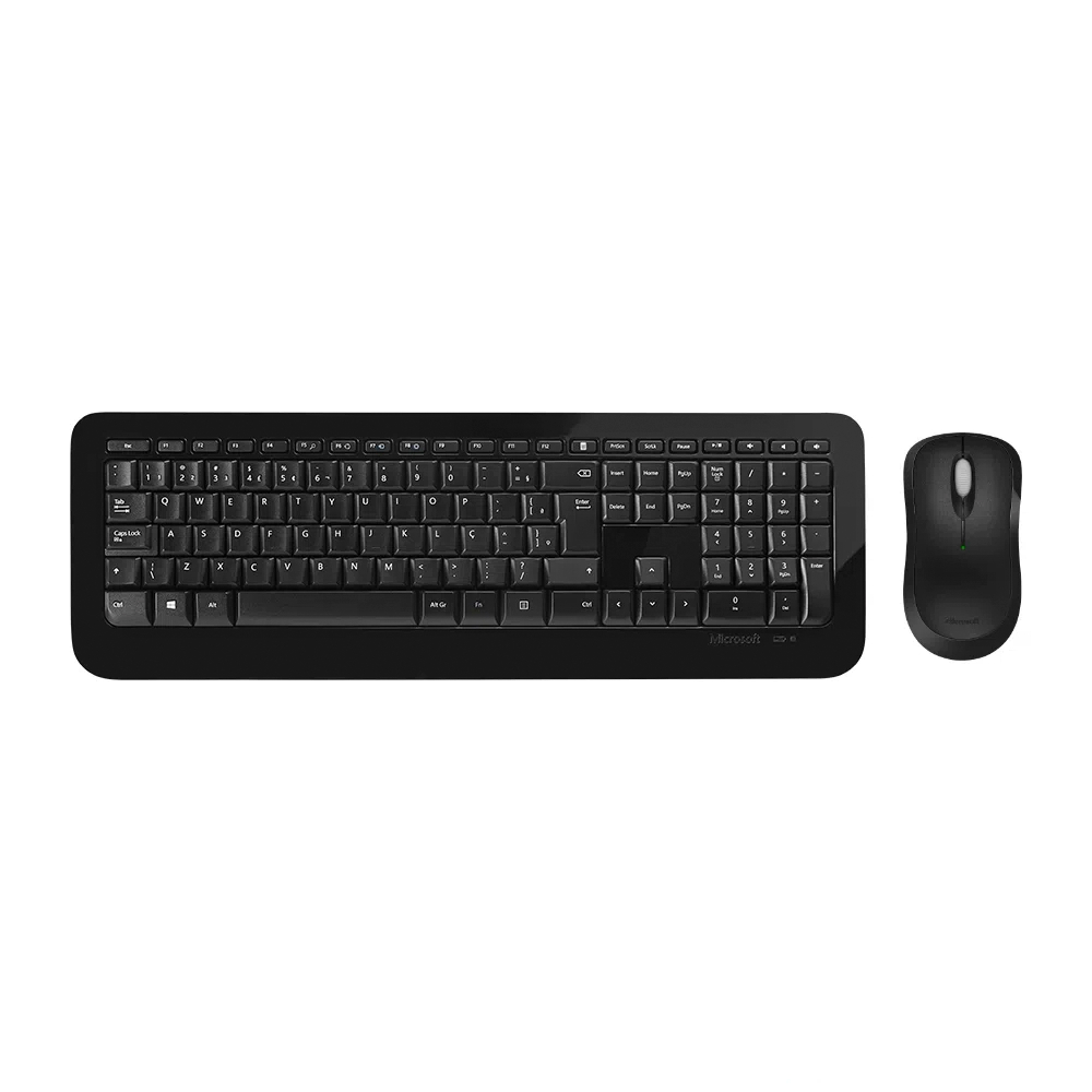 Kit Combo Teclado e Mouse Microsoft Wireless Desktop 850 sem fio ABNT2 ...
