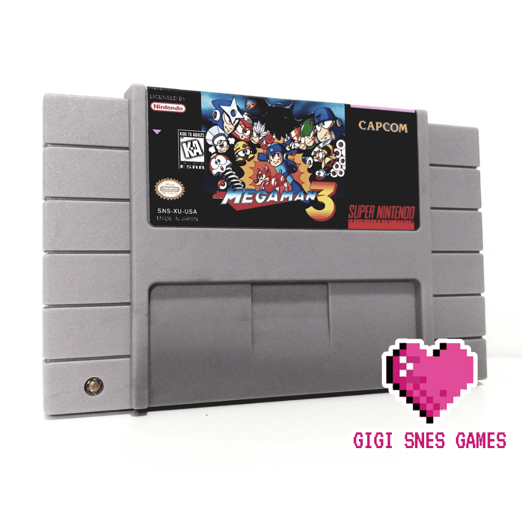 Jogo Mega Man 3 de Nes para Super Nintendo ( SNES ) | Shopee Brasil