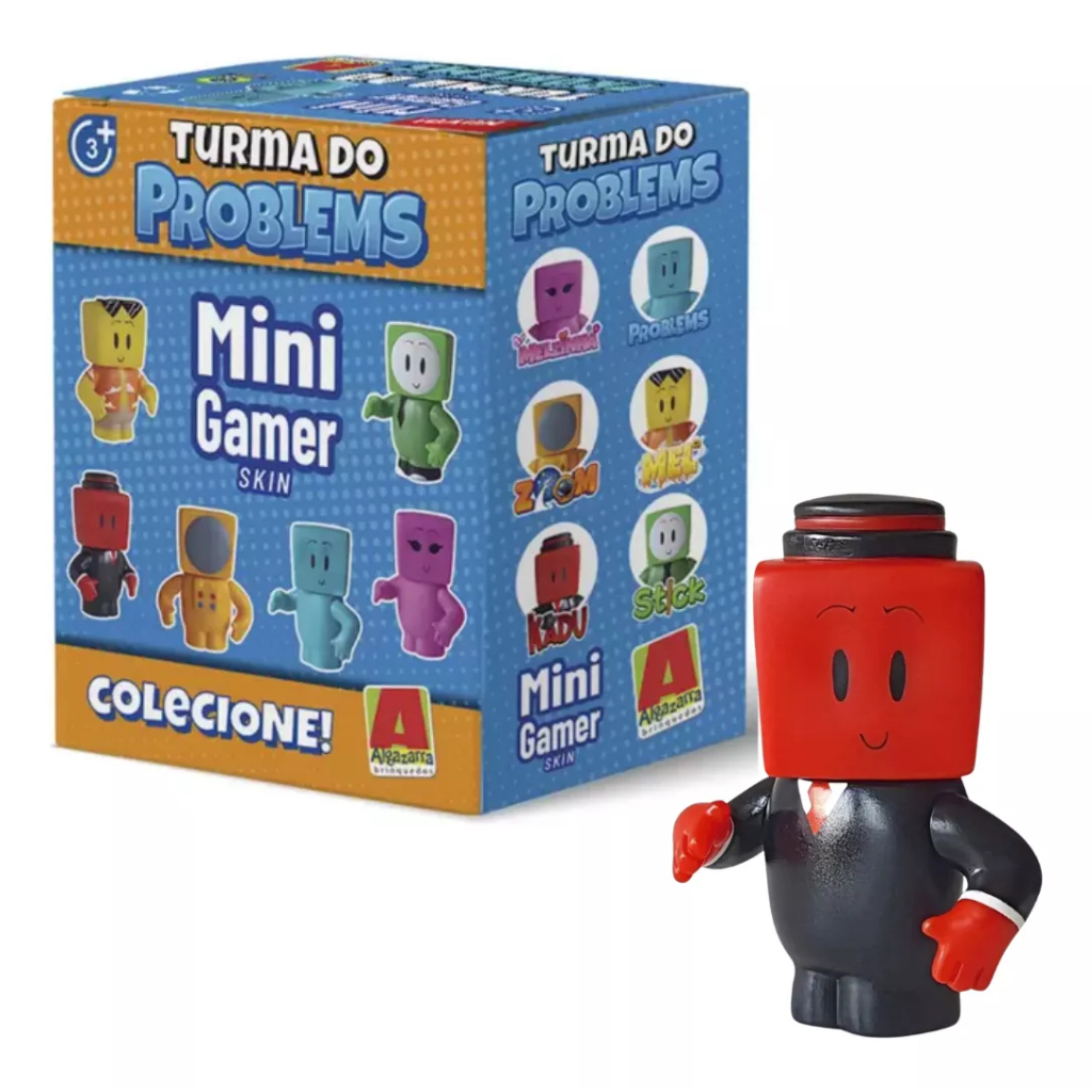 Mini Boneco Vinil Kadu Turma Problems 12cm Minecraft Gamer | Shopee Brasil