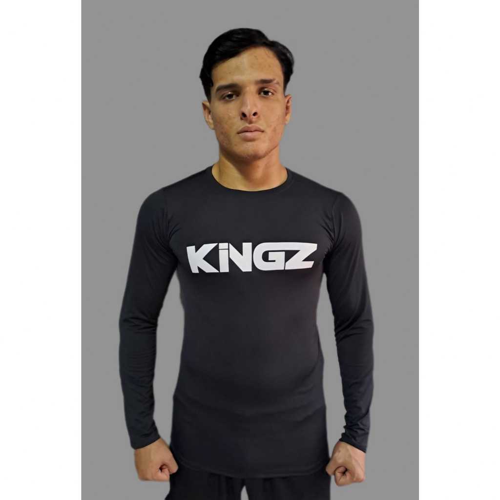 Rash Guard Kingz JIU JITSU No - GI MMA - P M G GG XG | Shopee Brasil
