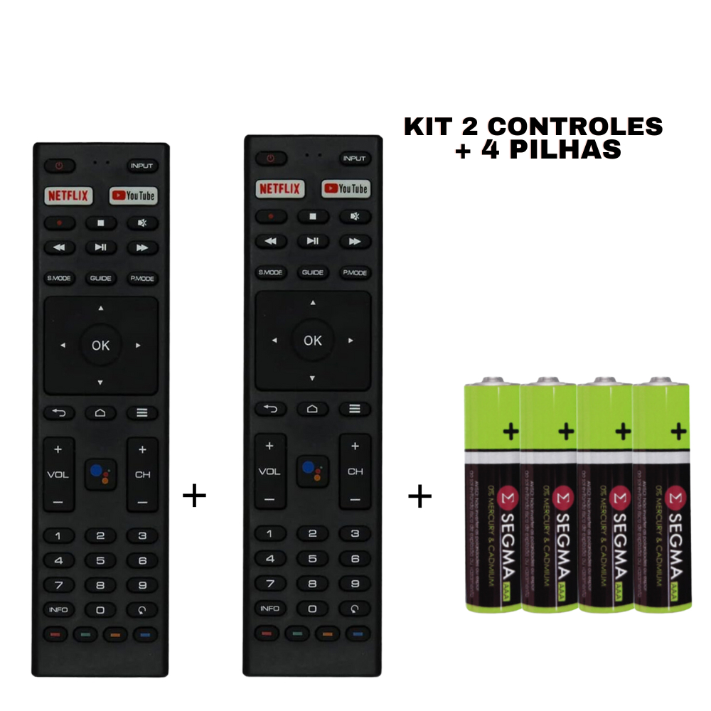 Controle Para JVC Smart Tv Teclas Netflix Youtube | Shopee Brasil