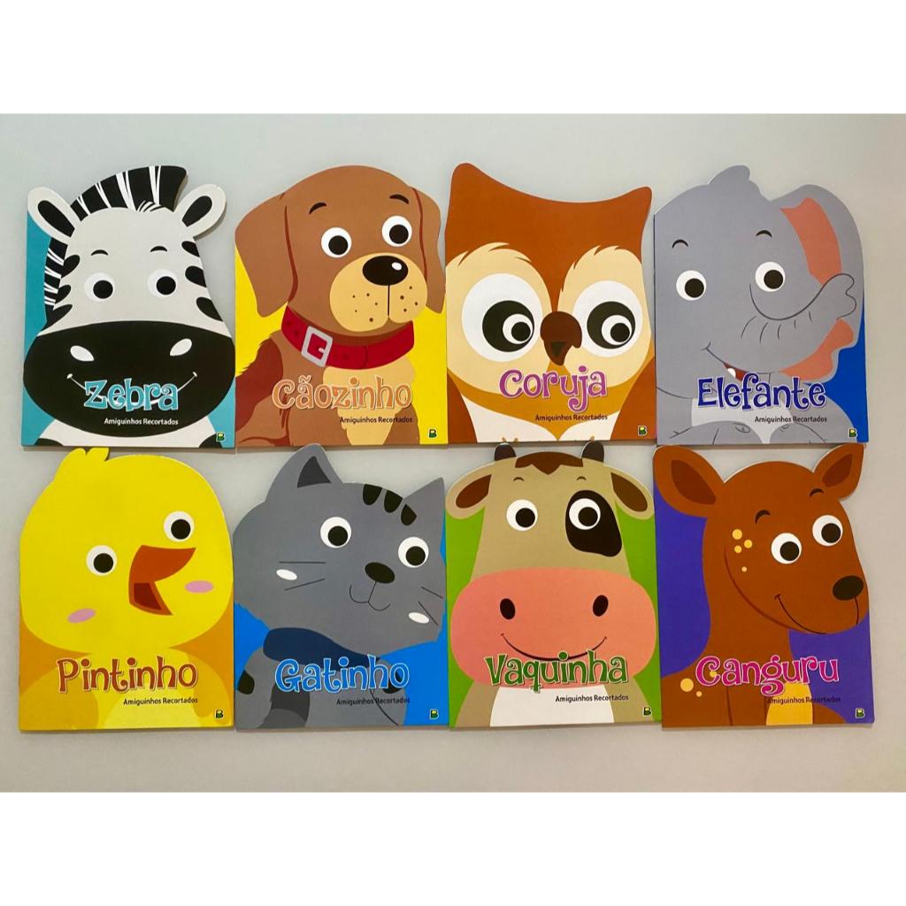 Coleção 8 livros de historias Infantis - Amiguinhos Recortados | Shopee ... Coleção 8 livros de historias Infantis - Amiguinhos Recortados | Shopee ...