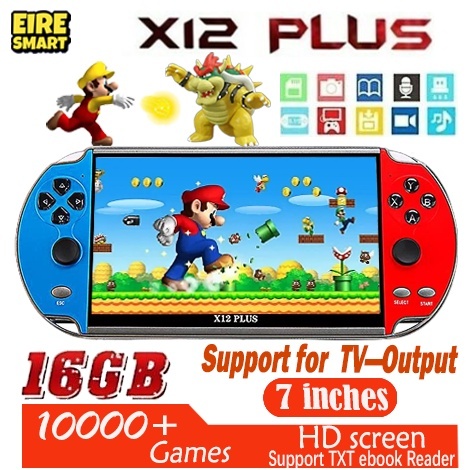 Vídeo game portátil Psp X12 Plus emulador de jogos retrô 16gb Psp Retro ...