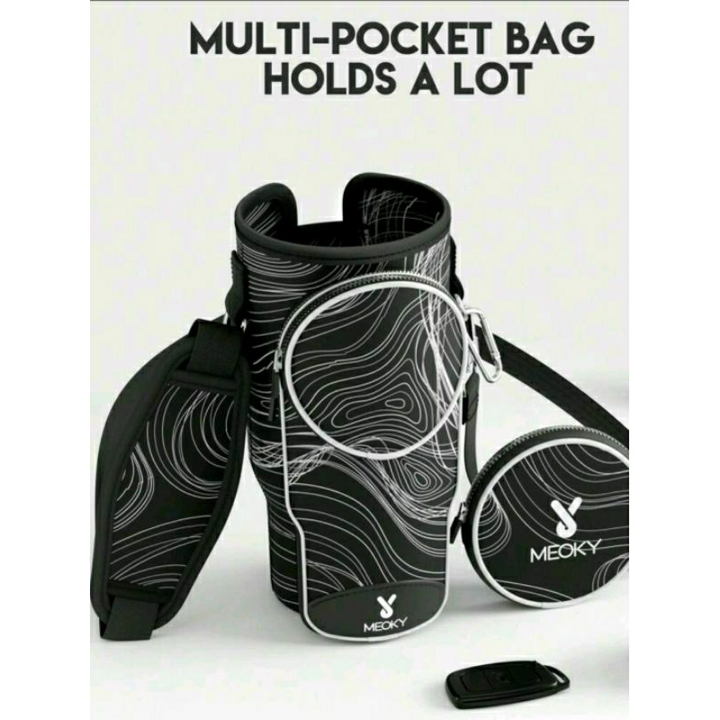 Bolsa Meoky Neoprene com Alça Para Copo Térmico Quencher 1,100ml ...