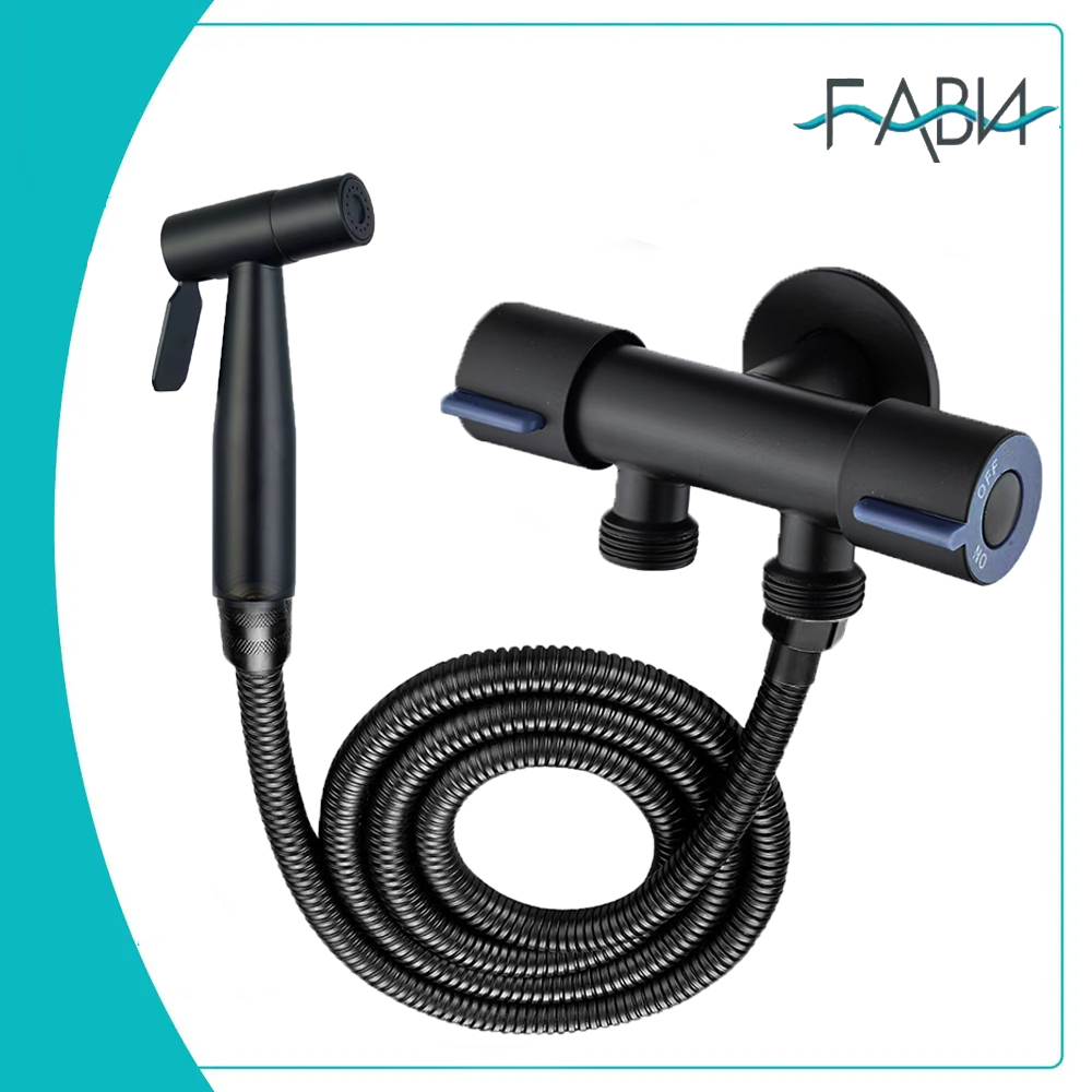 Kit de Ducha Higienica Para Banheiro 1.20m completa Luxo Metal inox ...
