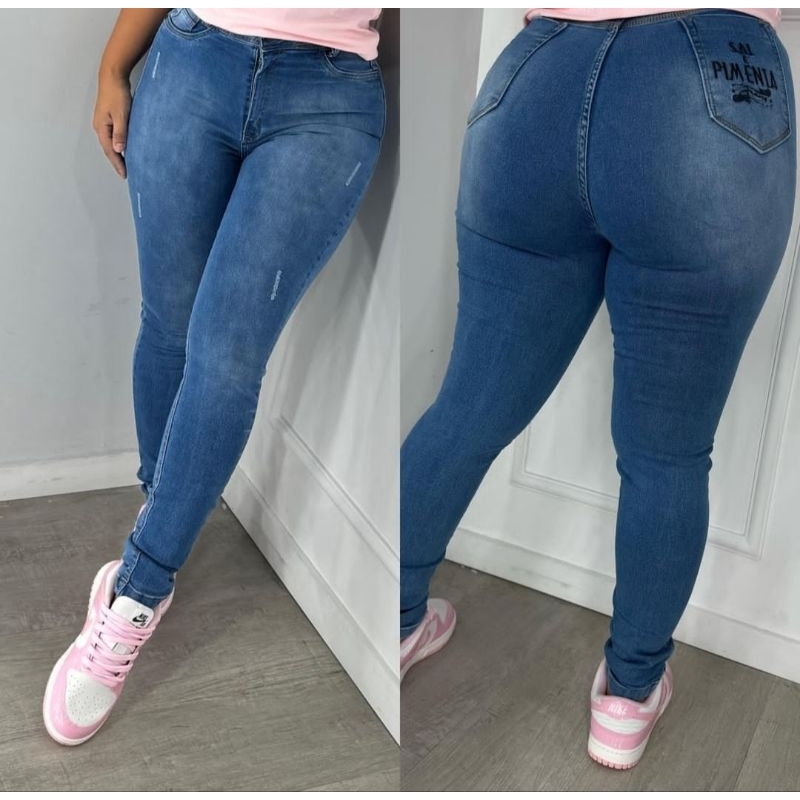 Calça Jean Sal e Pimenta, Calça Sal e pimenta | Shopee Brasil