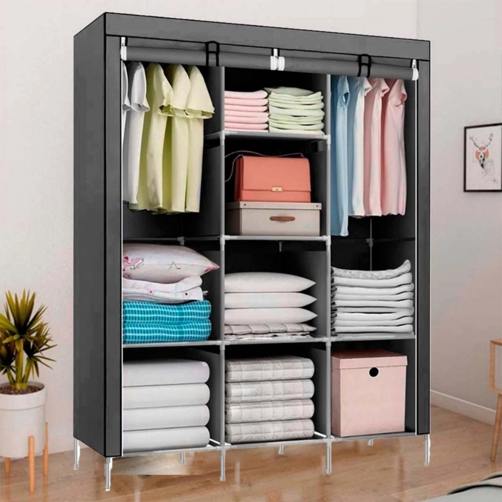 Guarda Roupa Dobrável Organizador De Roupas Armário Closet Dobrável ...