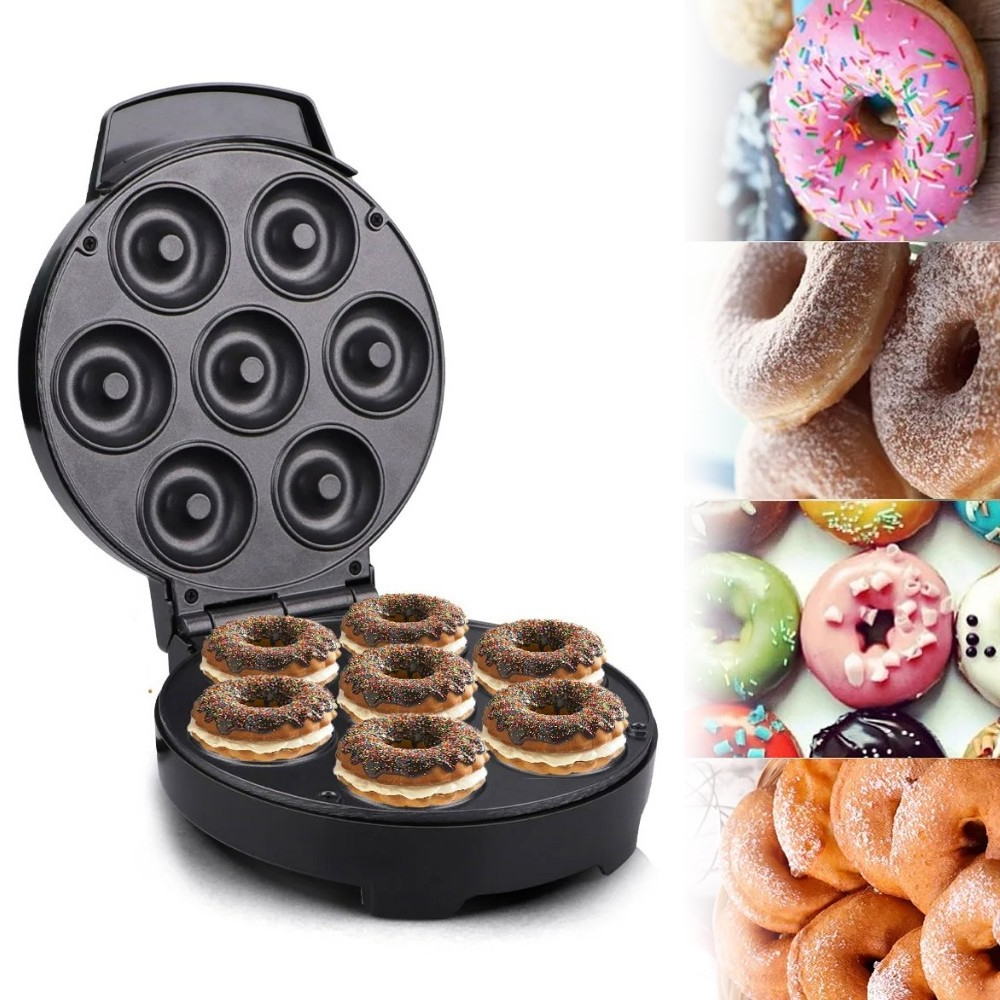 Máquina De Mini Donuts Sobremesas Elétrica 110V Até 7 Mini Donut ...