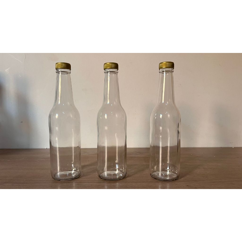 Kit 10 Garrafa Vidro Long Neck 355 ml Com Tampa | Shopee Brasil