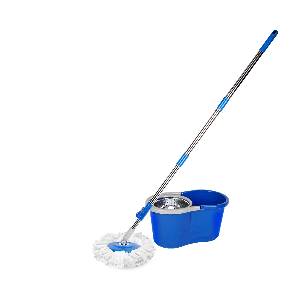 Balde Perfect Mop Pro 360 Inox Com 1 Refil Azul Envio Em 24h | Shopee ...