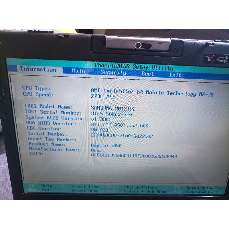 Notebook Acer Aspire 5050 (No Estado) | Shopee Brasil