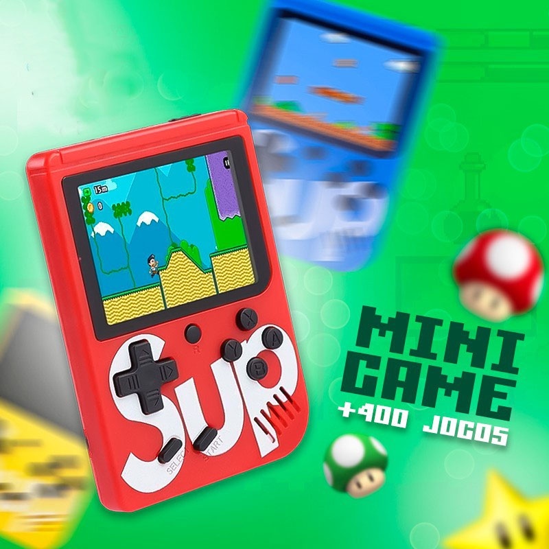 Mini 400 Game Nintendo Vídeo Portátil Jogos Sup Retrô Clássicos Antigos Anos 80 | Shopee Brasil