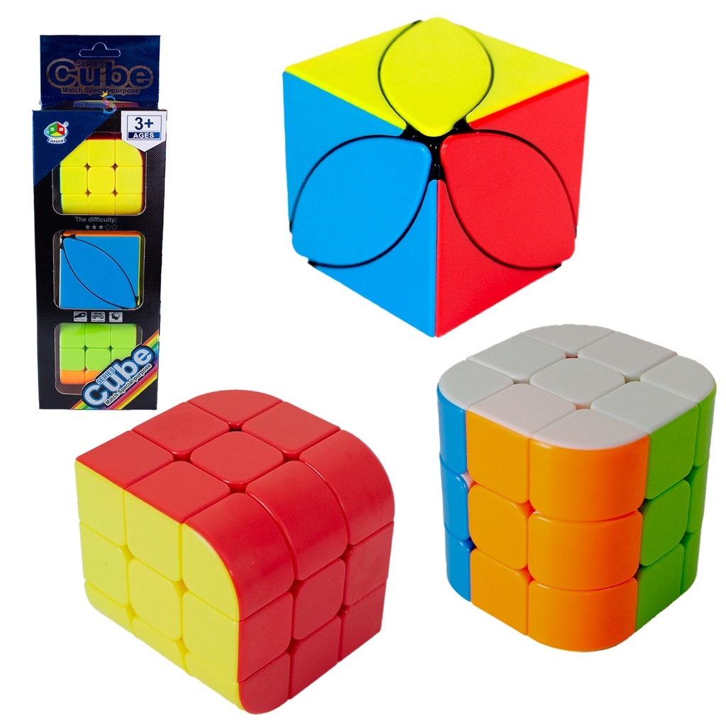 Kit De 3 Cubos Mágicos Formatos Diferentes Série - Cube Special ...