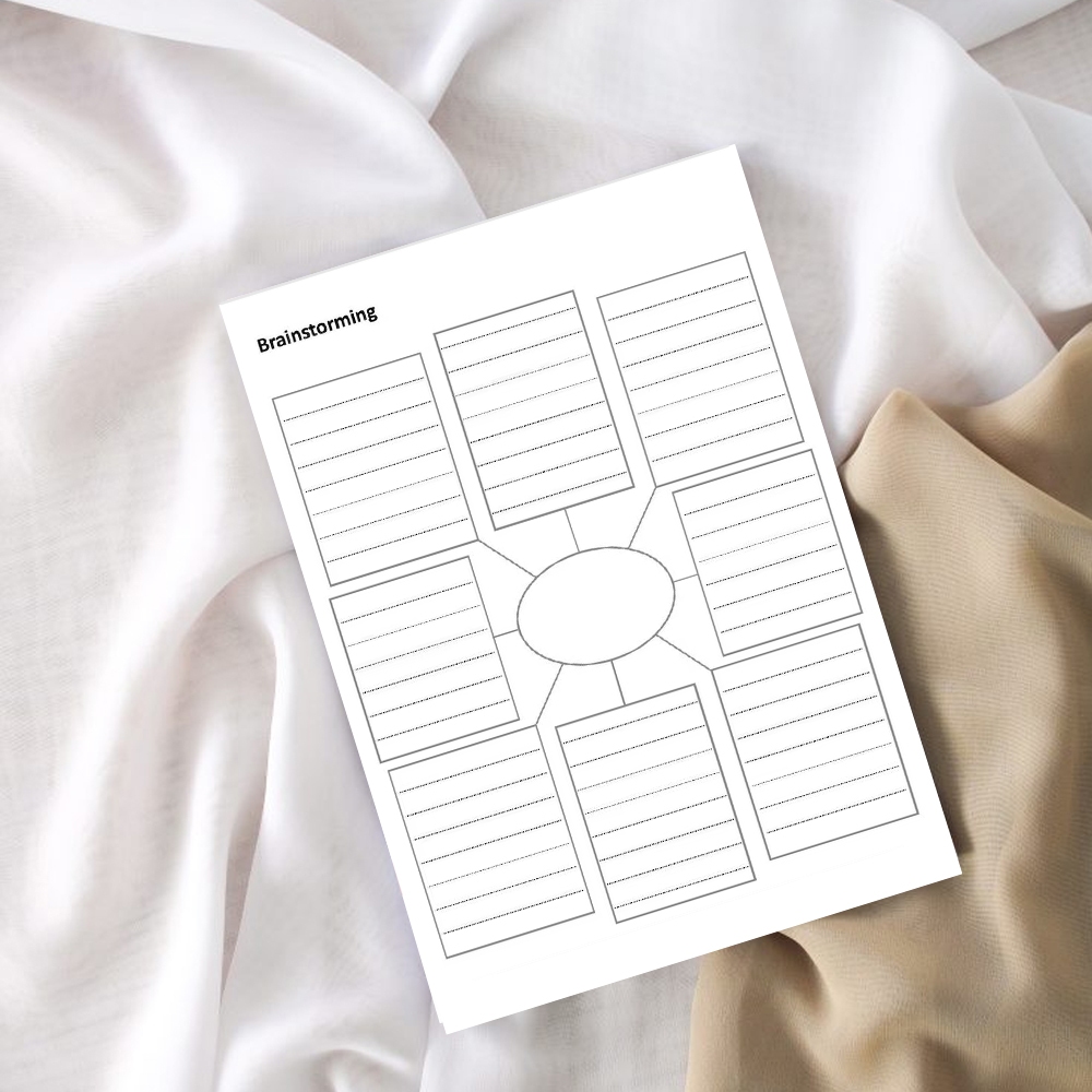 BLOCO MAPA MENTAL IDEIAIS BRAINSTORMING 100 FOLHAS A5 14X21CM PRONTA ...