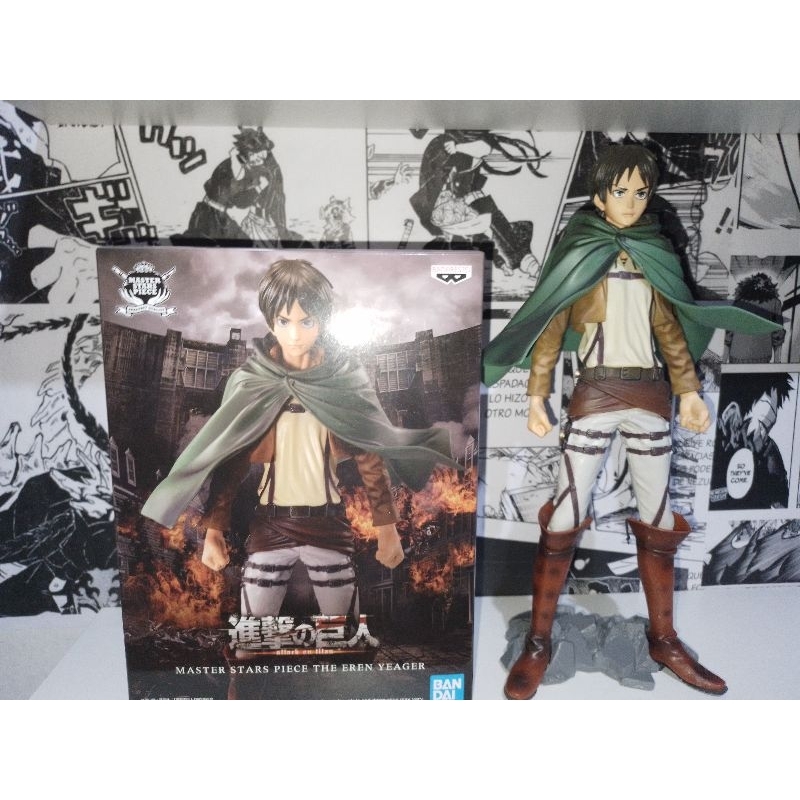 Action Figure Eren Yeager Master Stars Piece attack on titan | Shopee ...