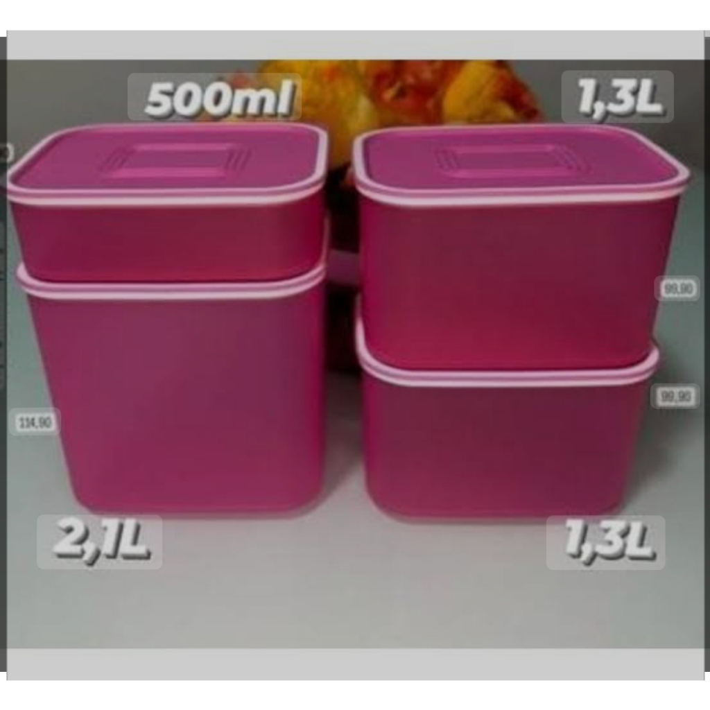 Kit Baseline Rosa Pink Tupperware | Shopee Brasil