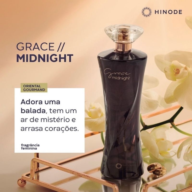 Grace Midnight Hinode Deo Colonia 100ml | Shopee Brasil