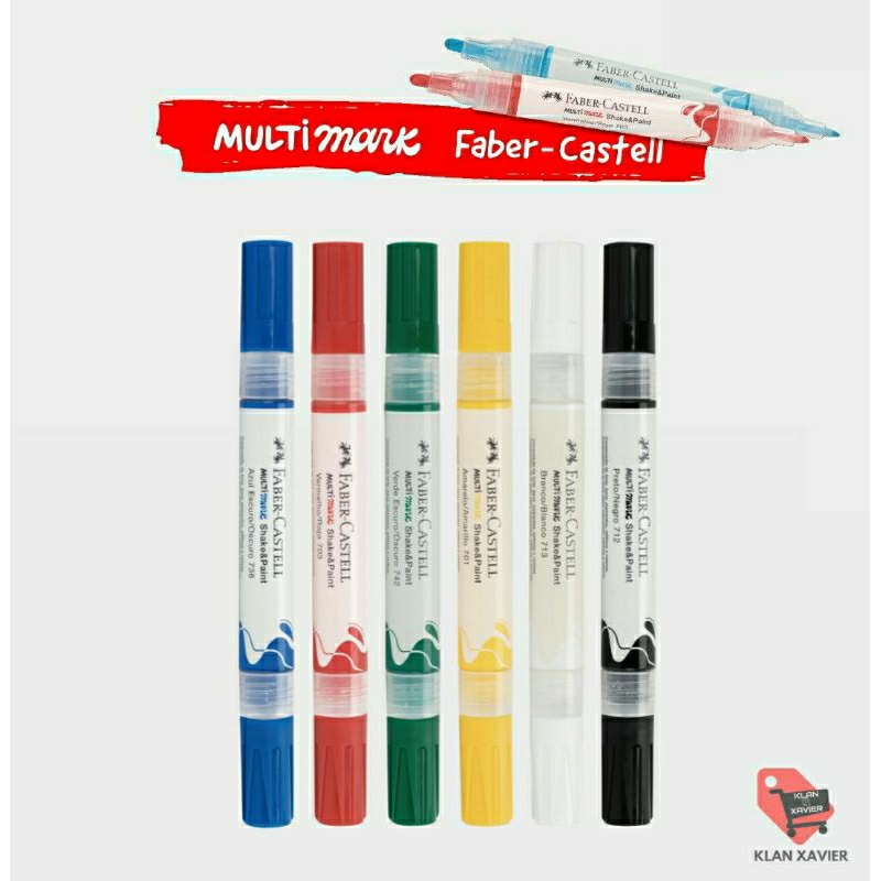 Marcador Multisuperfície MultiMark Faber-Castell | Shopee Brasil