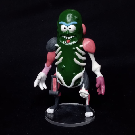 Miniatura do Pickle Rick - Rick and Morty - Action Figure Boneco de ...