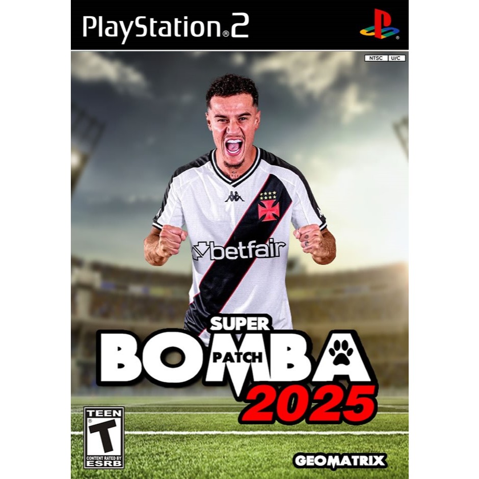 Super Futebol Bomba Patch 2025 (Julho/2024) v.1 - Jogo Playstation 2 ...