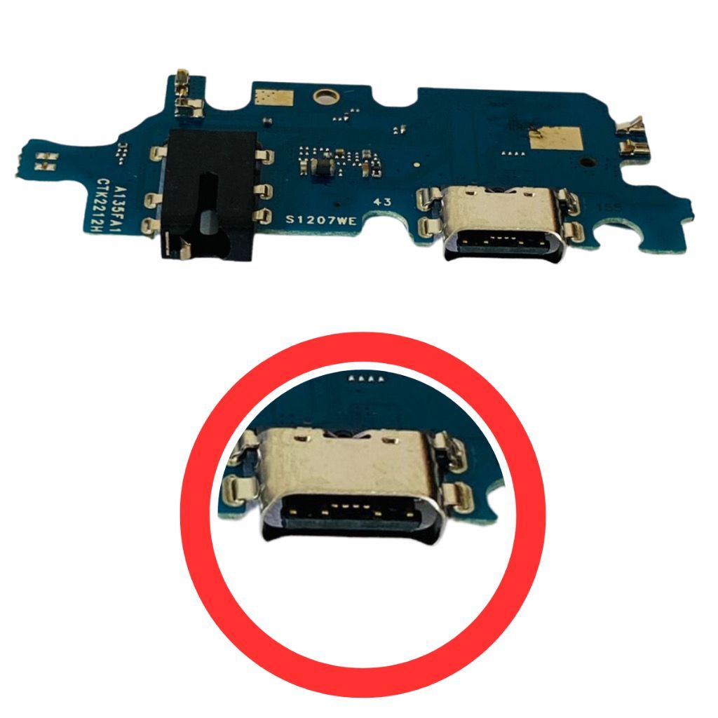 Placa Conector de Carregamento Sam Galaxy A13/A135 Turbo Original ...