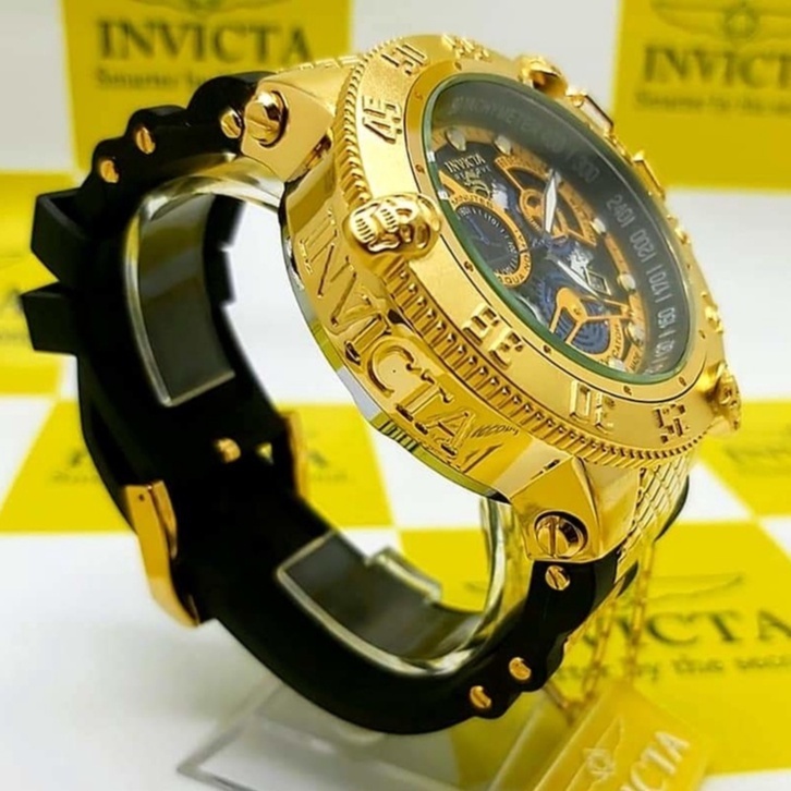 Relógio Invicta noma3 subaqua Reserve bolt 5526 relogio grande e pesado ...