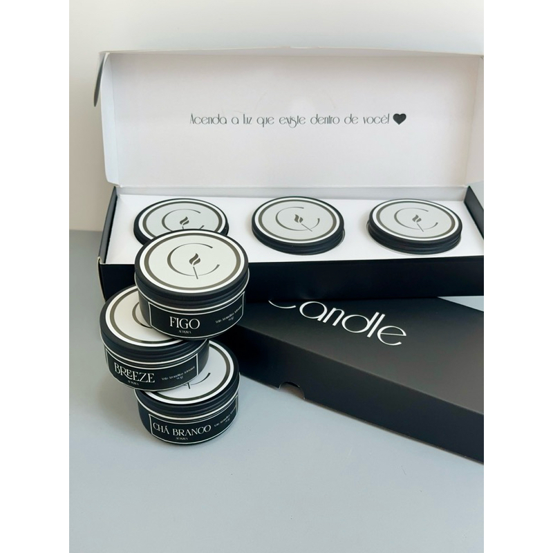 Kit de Velas aromáticas para Presente - Kit velas 90g | Shopee Brasil