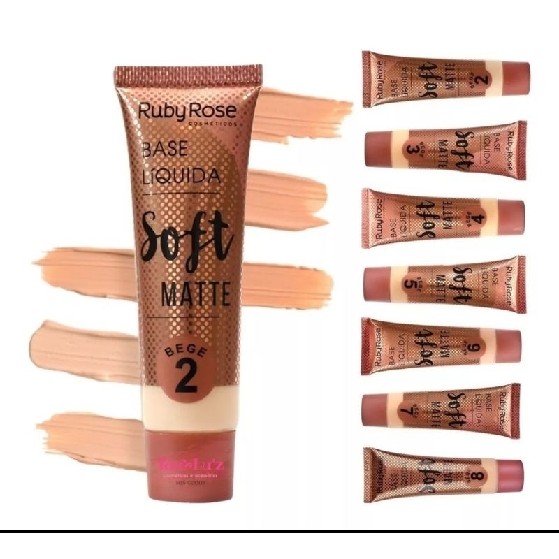 Base Soft Matte Ruby Rose | Shopee Brasil