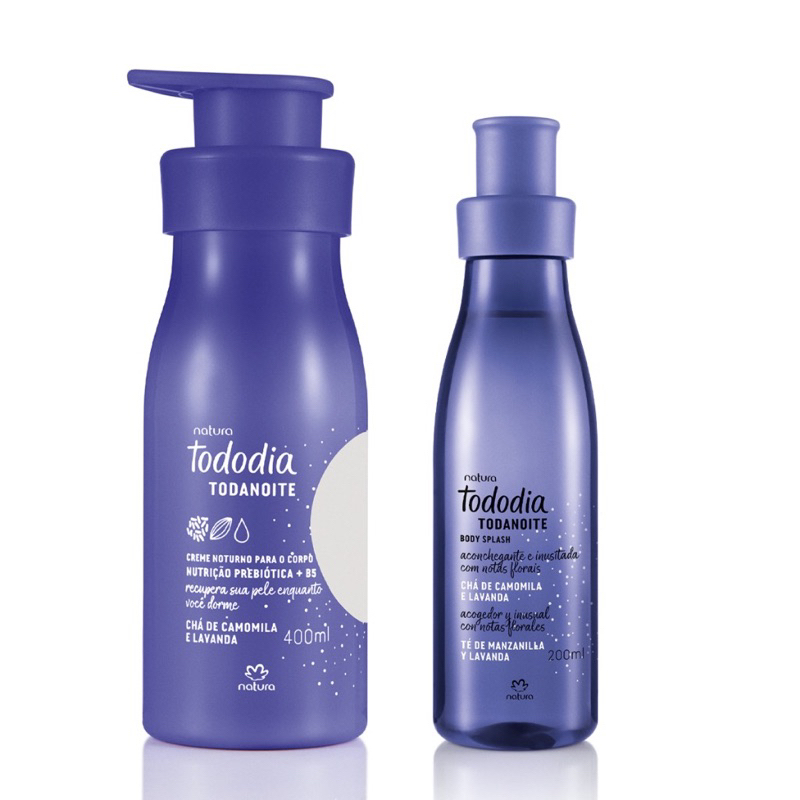 Kit Tododia Todanoite Chá de Camomila e Lavanda body splash 200ml ...